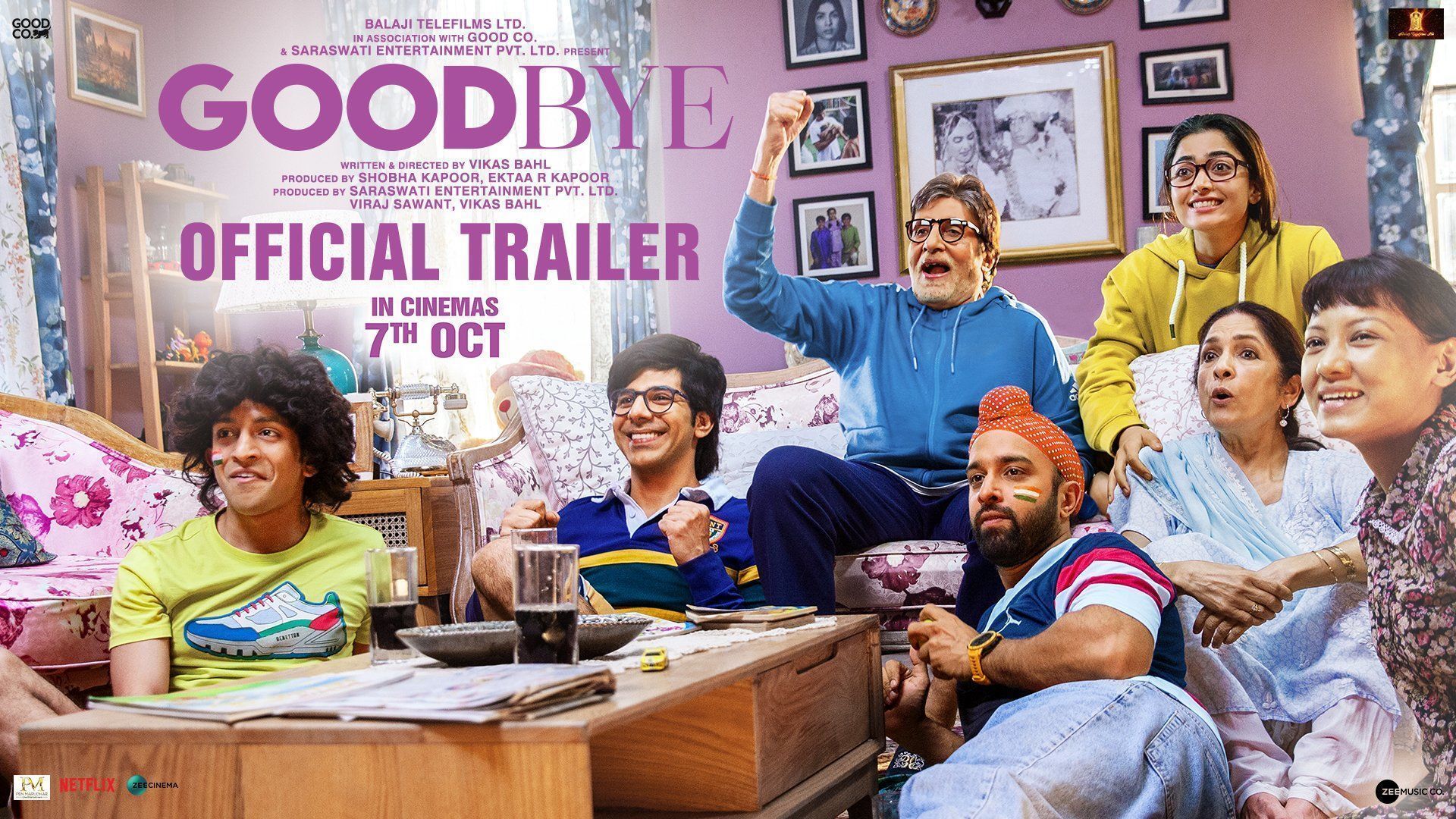 Goodbye TRAILER: Amitabh Bachchan, Rashmika Mandanna, Neena Gupta ...