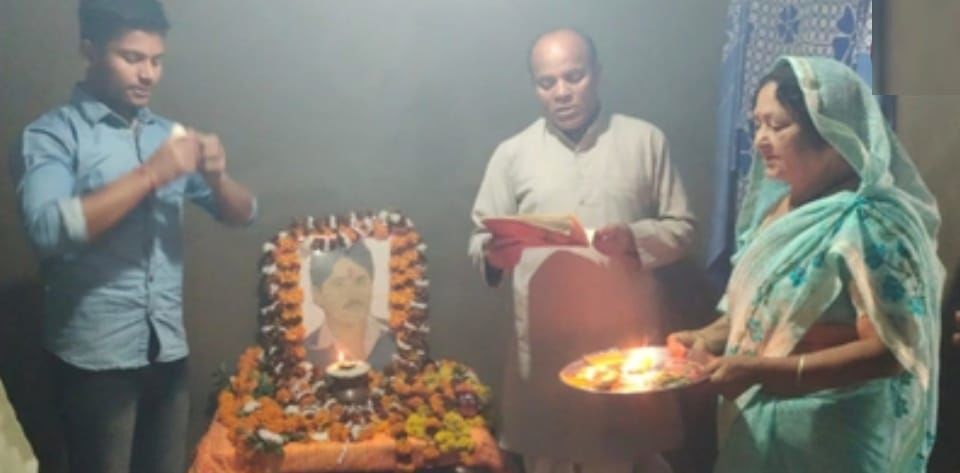 On one side the grand temple of Ram is being built, on the other side ...